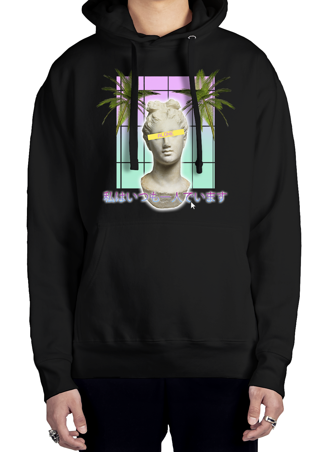 Experience the Vaporwave fashion with Vapor95's Graphic Hoodies | Alone ...