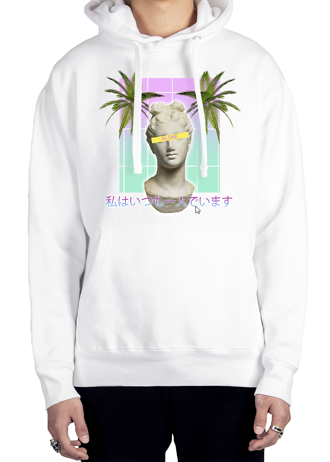 Experience the Vaporwave fashion with Vapor95's Graphic Hoodies | Alone ...