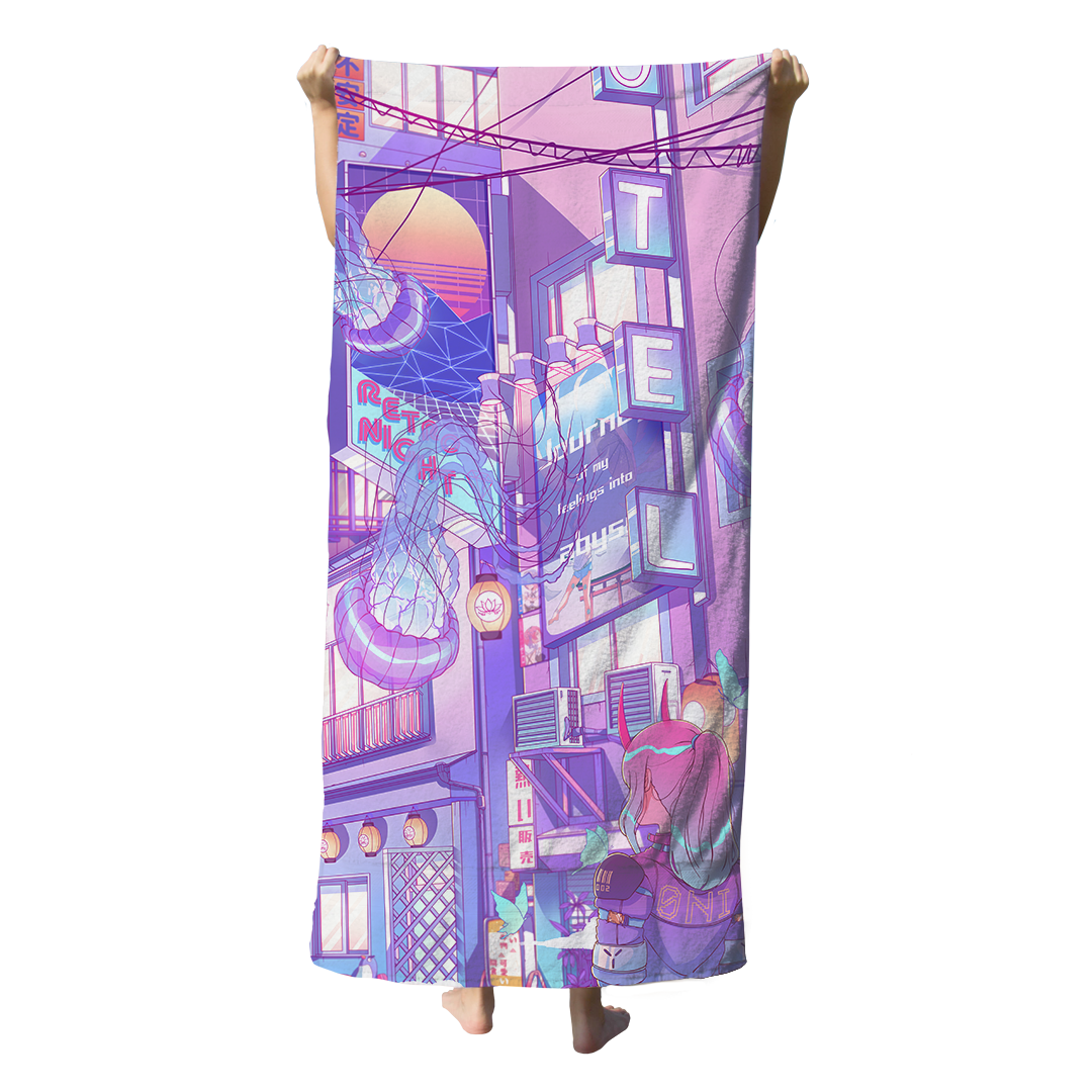 Dream Realm Beach Towel – Vapor95