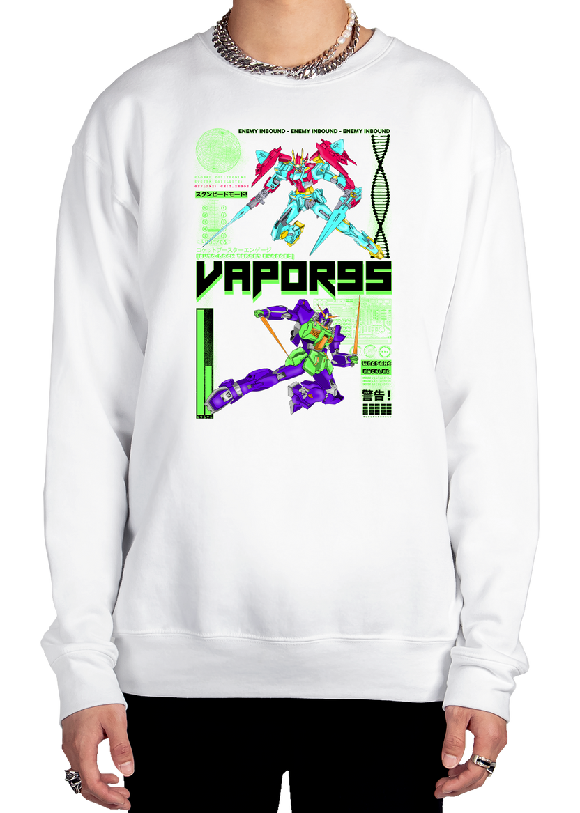 Vaporwave & Aesthetic Clothing | Mech Suit Sweatshirt – Vapor95