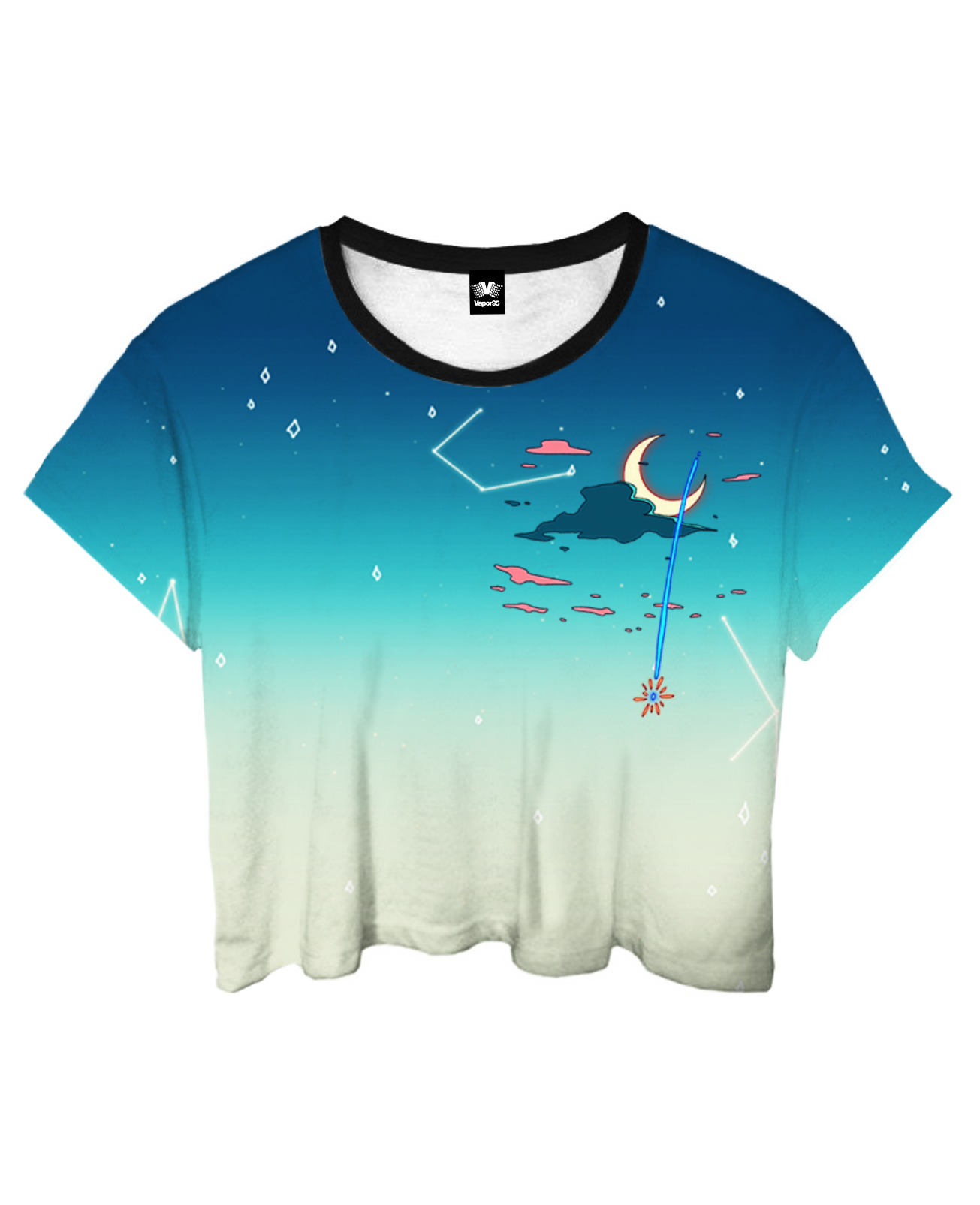 Crystal Shower Crop Top – Vapor95