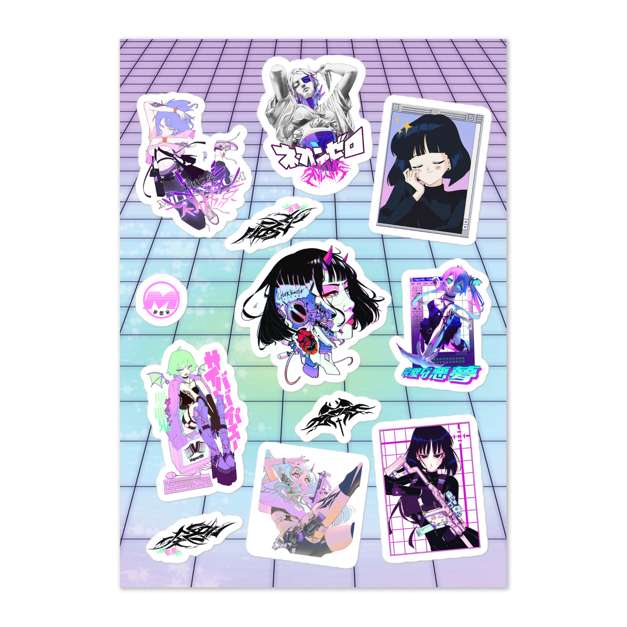 Vinne Art Sticker Sheet – Vapor95