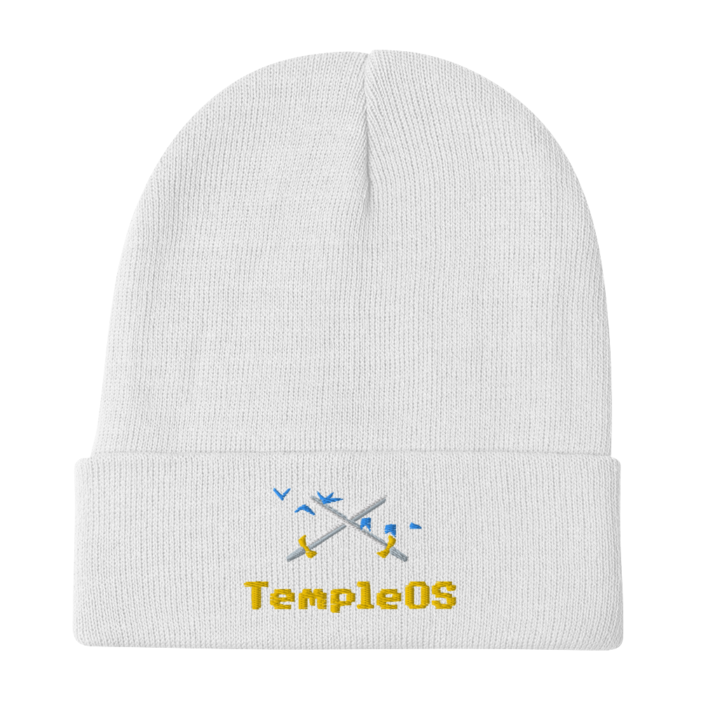Temple OS Beanie – Vapor95